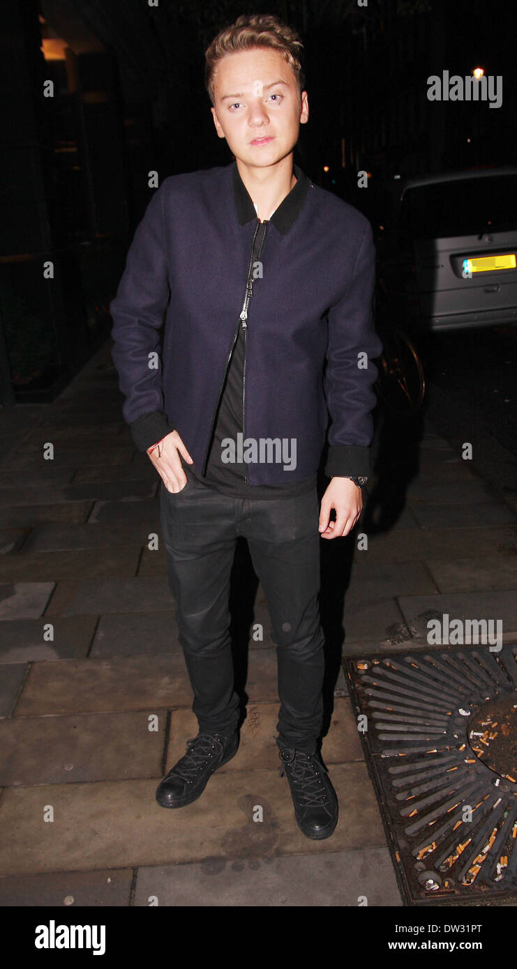 Conor Maynard outside the Malibu Red launch party held at the Salon ...