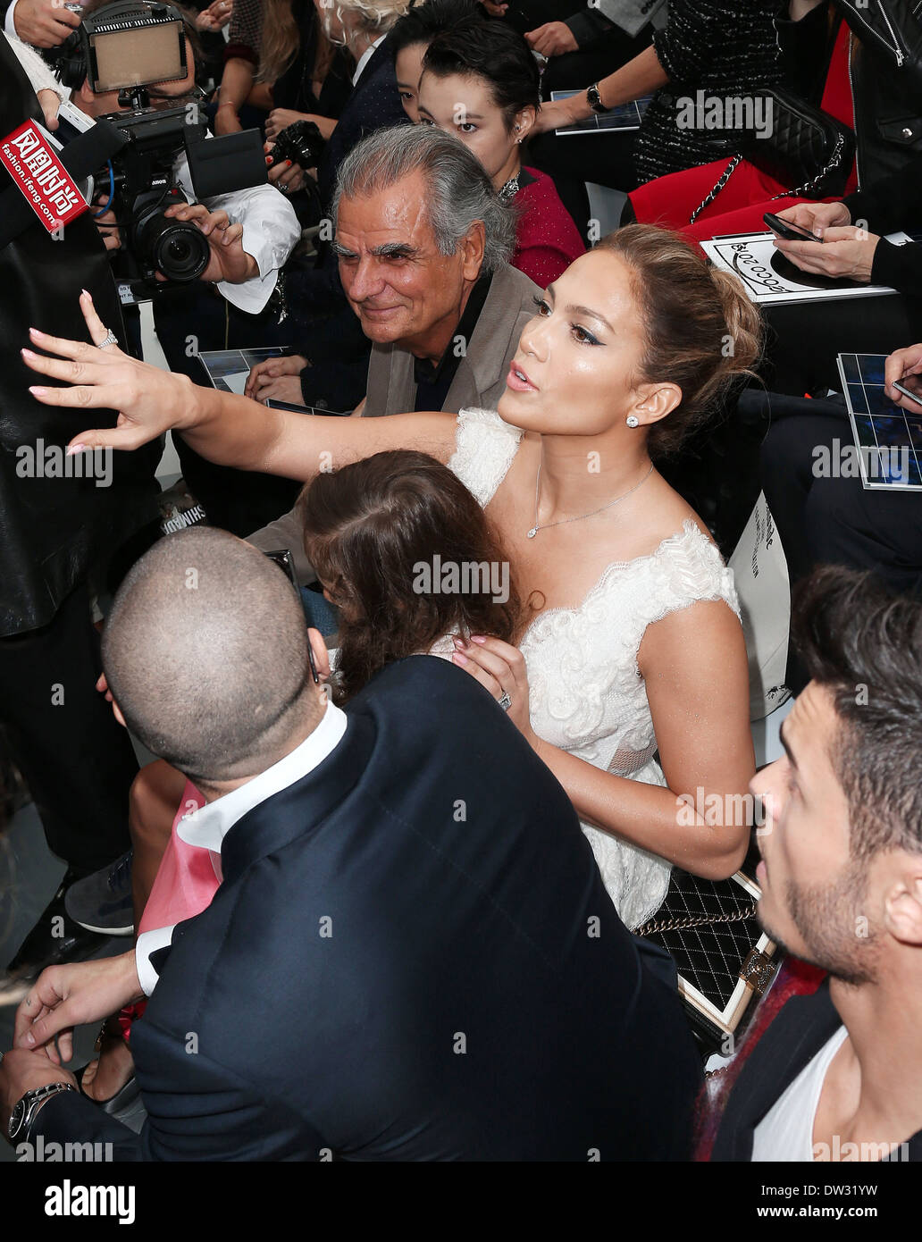 Patrick Demarchelier, Jennifer Lopez, her daughter Emme Maribel Muniz ...