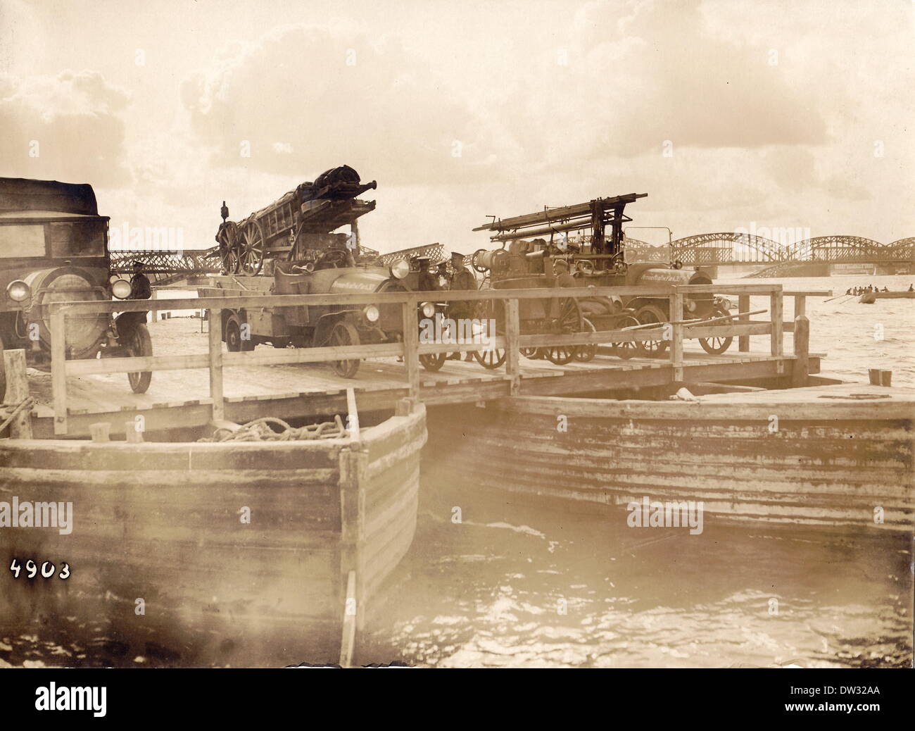 German army barges hi-res stock photography and images - Alamy