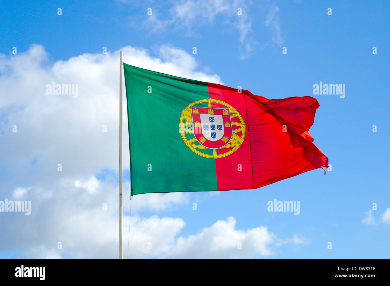 Portuguese national flag hi-res stock photography and images - Alamy