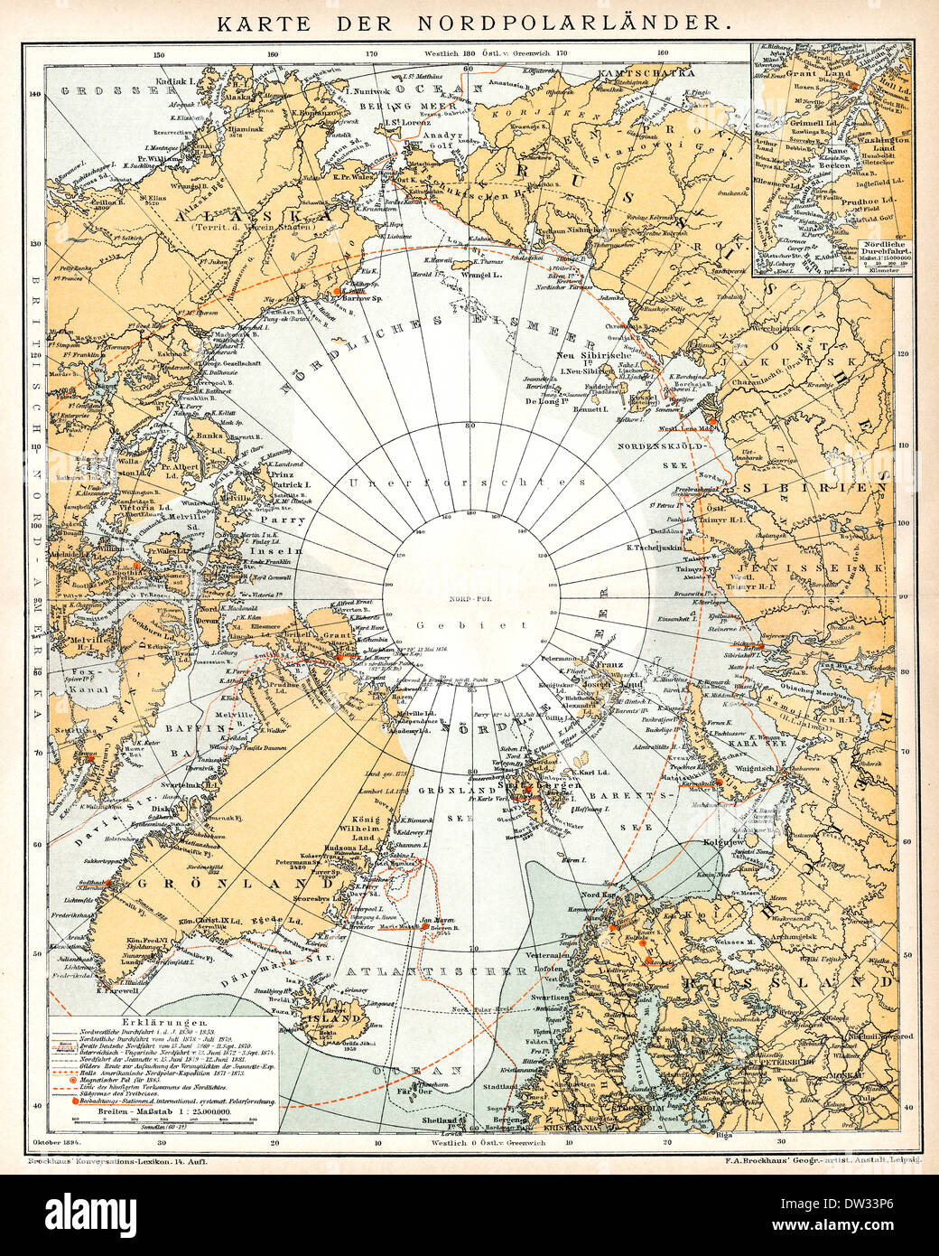 North Pole Map High Resolution Stock Photography and Images - Alamy