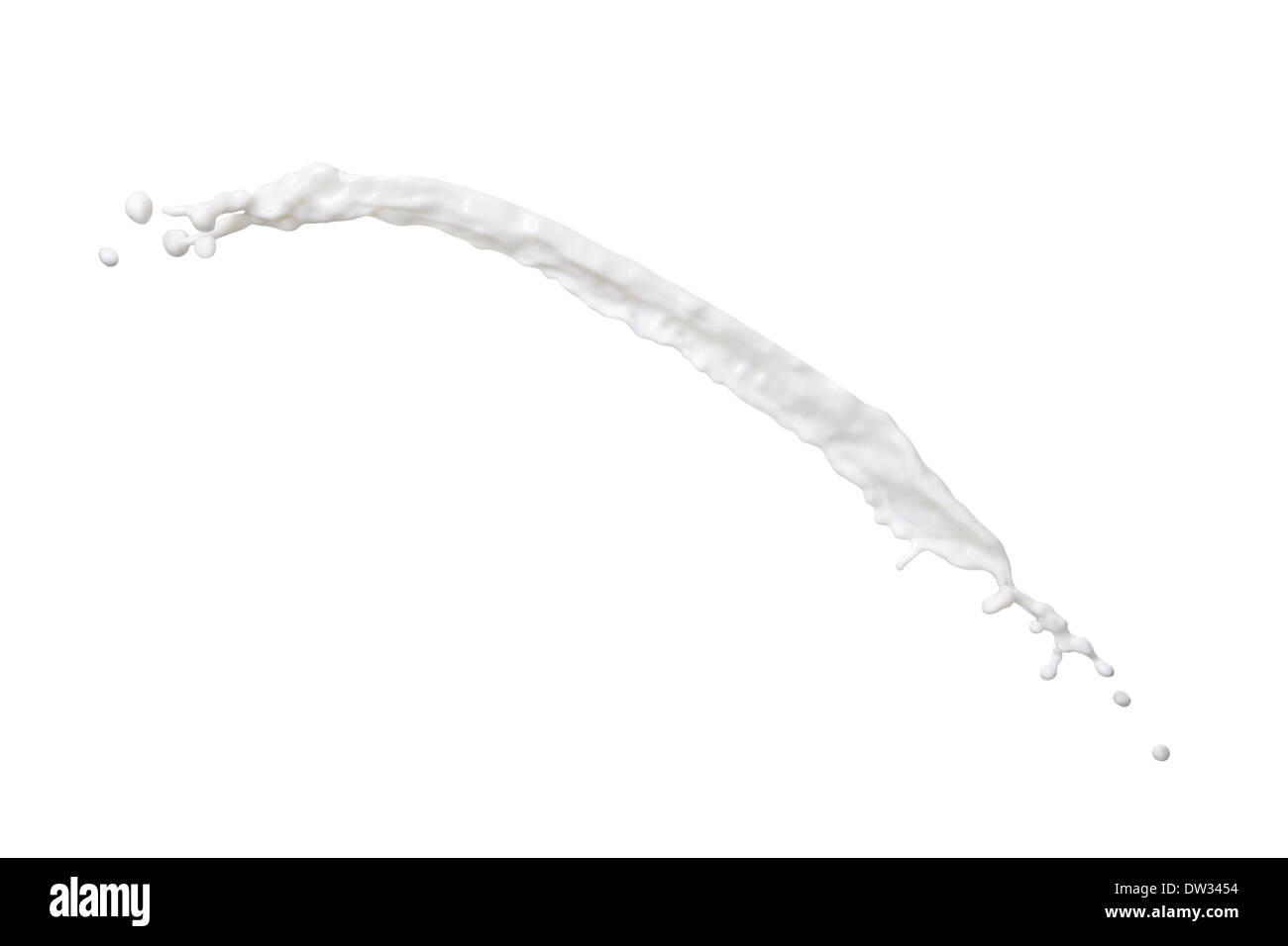 White milk isolated on white background Stock Photo - Alamy