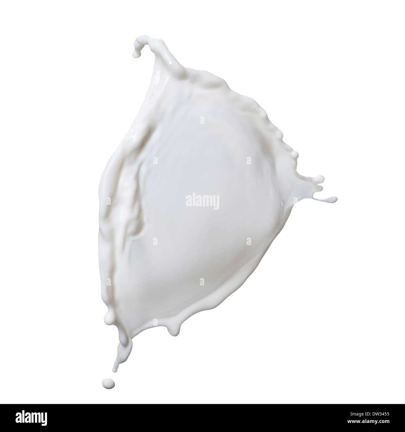 White milk isolated on white background Stock Photo - Alamy