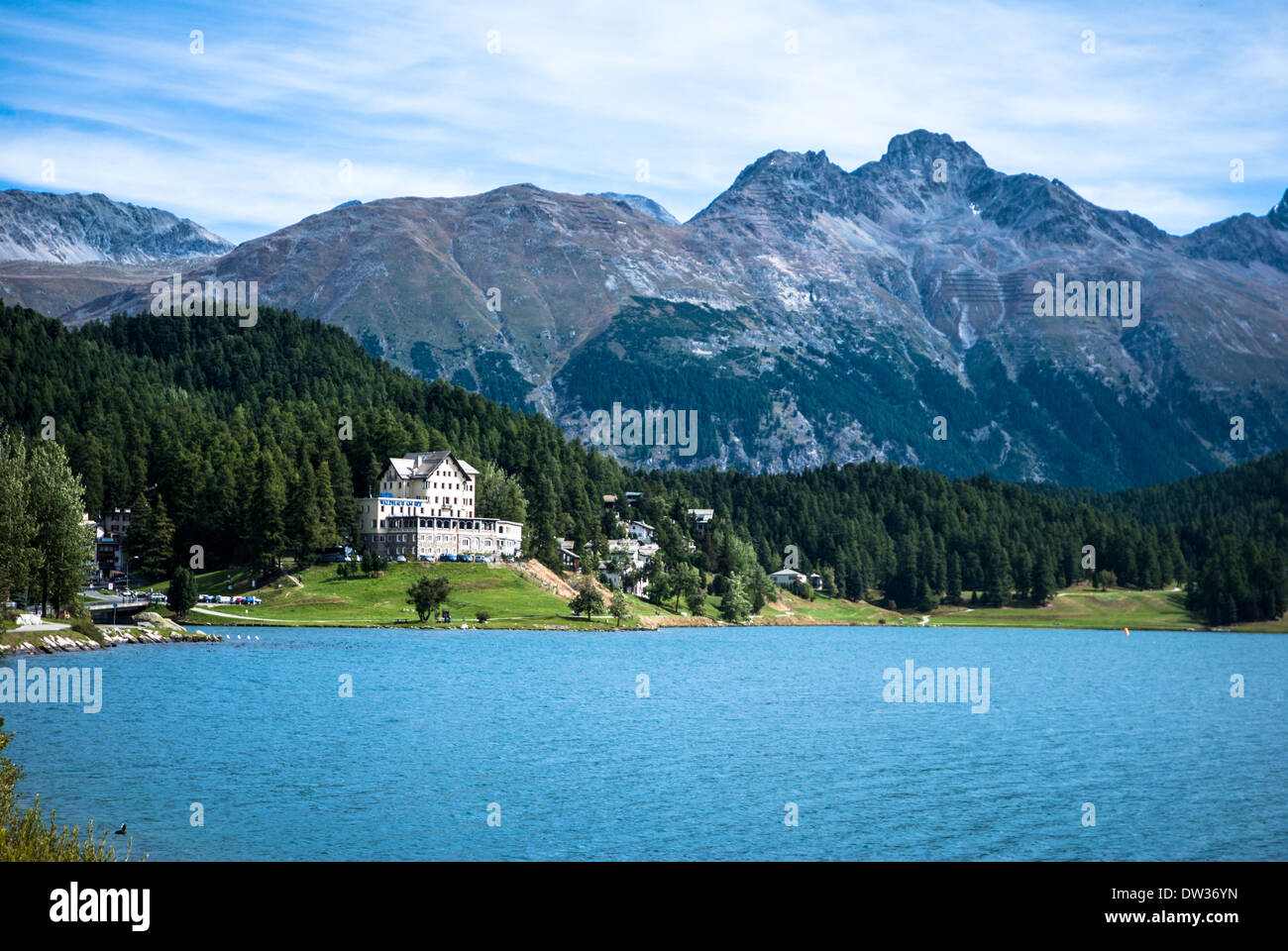 Lake St Moritz Stock Photo - Alamy