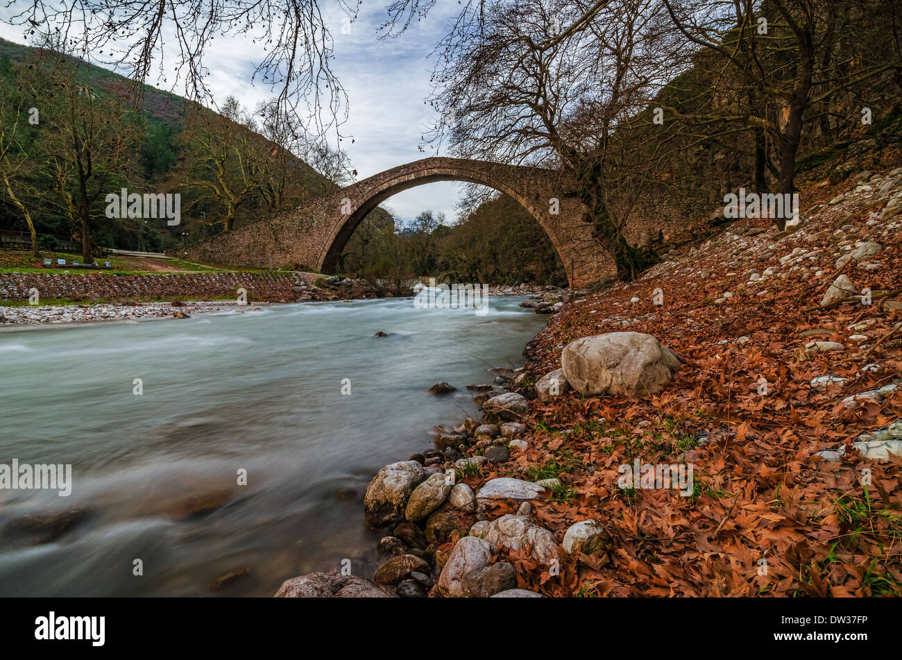 The stone bridge Stock Photo - Alamy