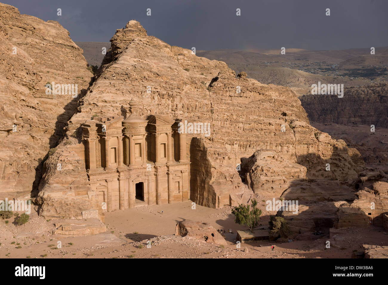 El deir monastery petra jordan hi-res stock photography and images - Alamy