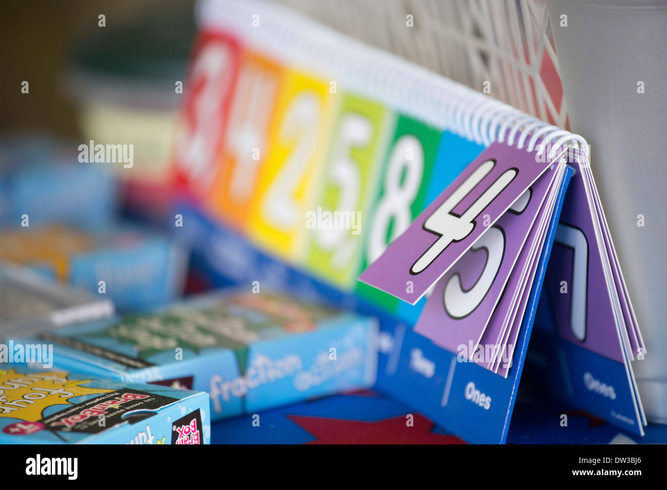 A number chart in a school classroom Stock Photo - Alamy