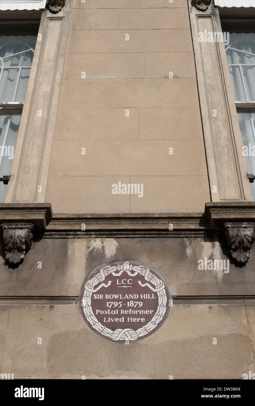 Sir roland hill plaque hi-res stock photography and images - Alamy