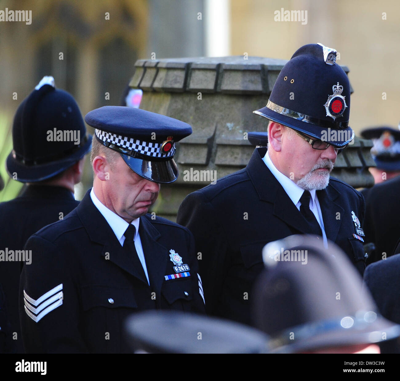 Atmosphere The funeral of PC Nicola Hughes at Manchester Cathedral ...