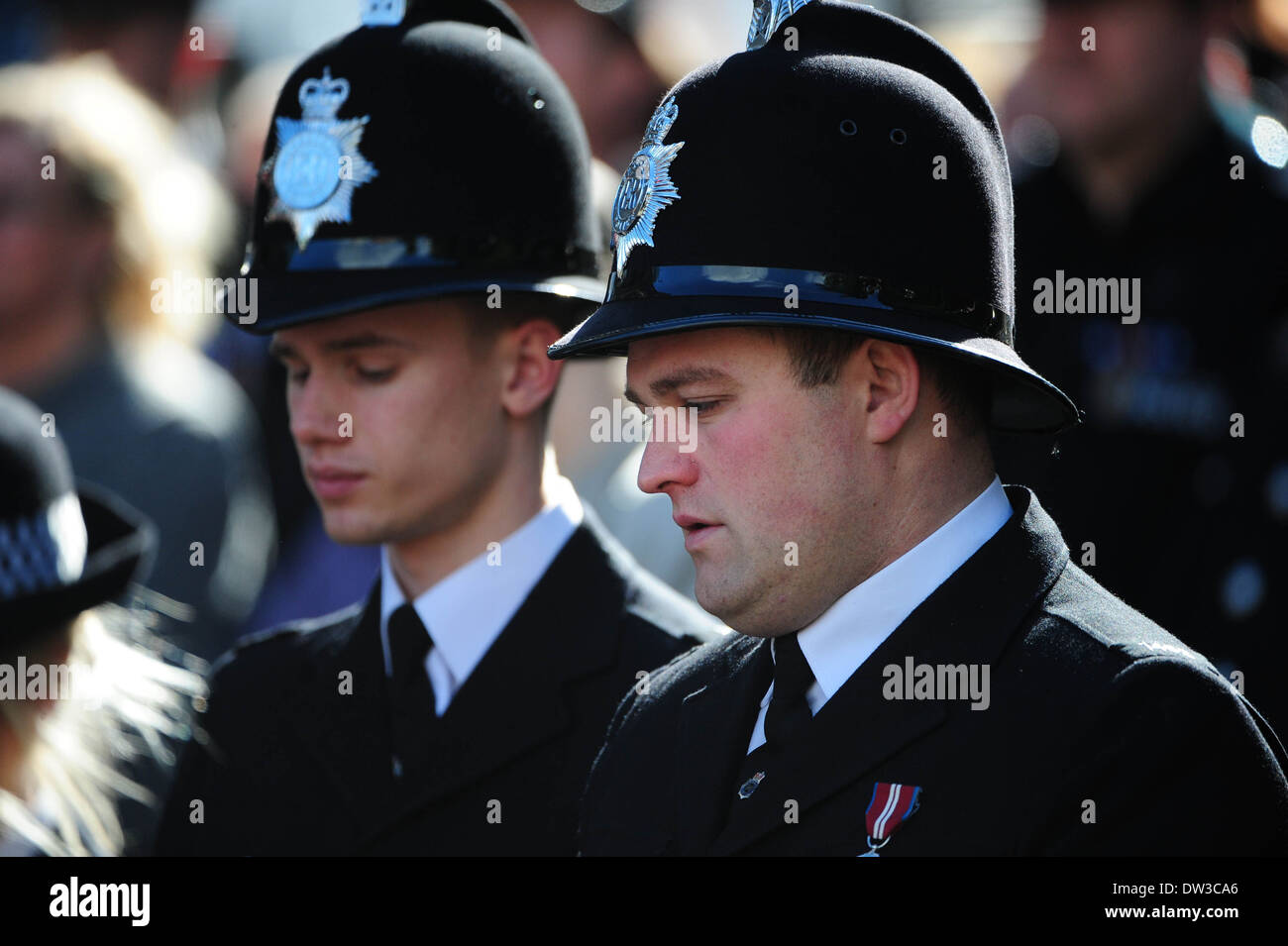 Atmosphere The funeral of PC Nicola Hughes, who was killed alongside ...