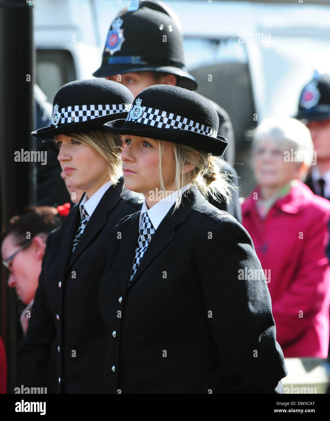 Atmosphere The funeral of PC Nicola Hughes, who was killed alongside ...