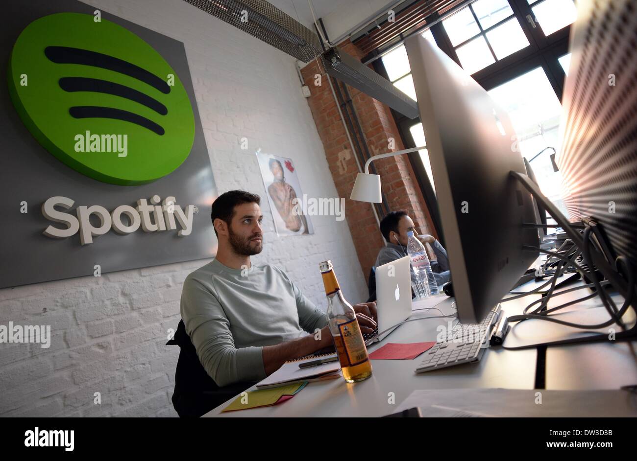 The offices of the music streaming service Spotify in Berlin, Germany ...