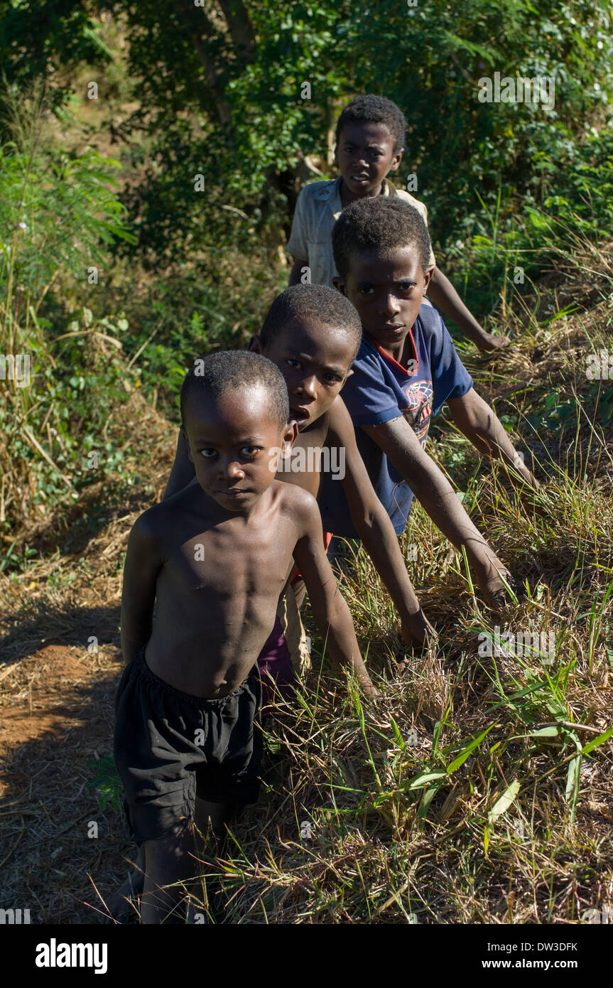 Group of madagascan boys hi-res stock photography and images - Alamy
