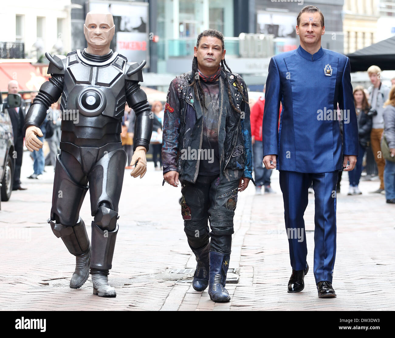 Craig Charles, Chris Barrie and Robert Llewellyn Red Dwarf X launch ...