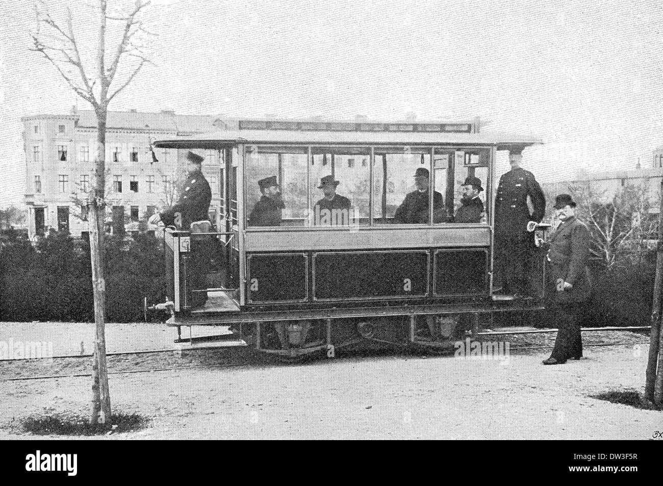 The Gross Lichterfelde Tramway, the world's first electric tramway ...