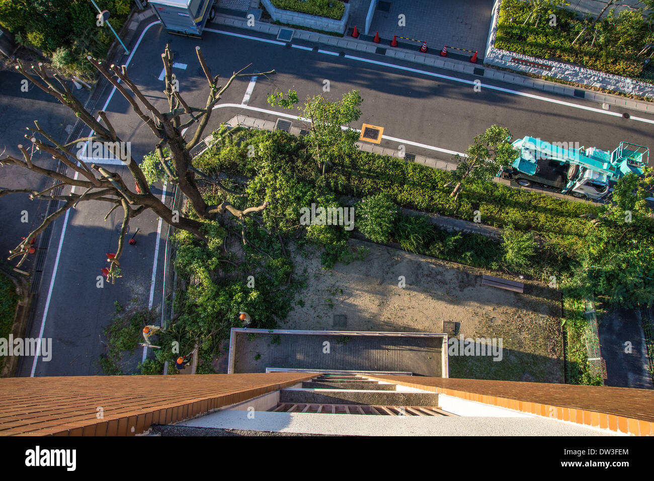 View from apartment Stock Photo - Alamy