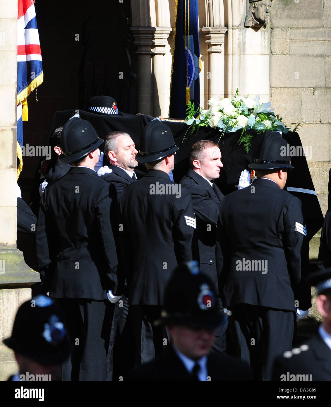 Atmosphere The funeral of PC Nicola Hughes, who was killed alongside ...