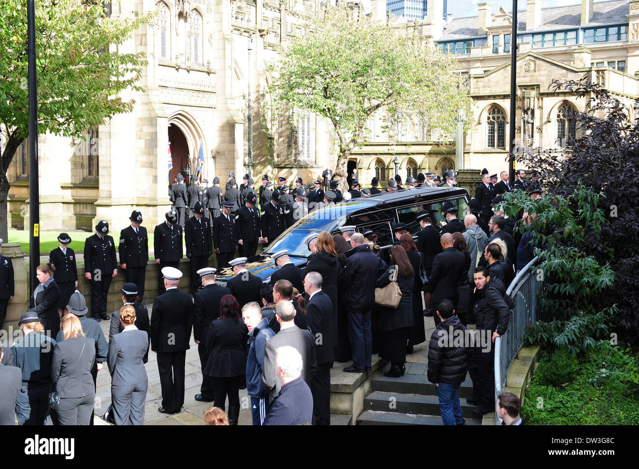 Atmosphere The funeral of PC Nicola Hughes, who was killed alongside ...