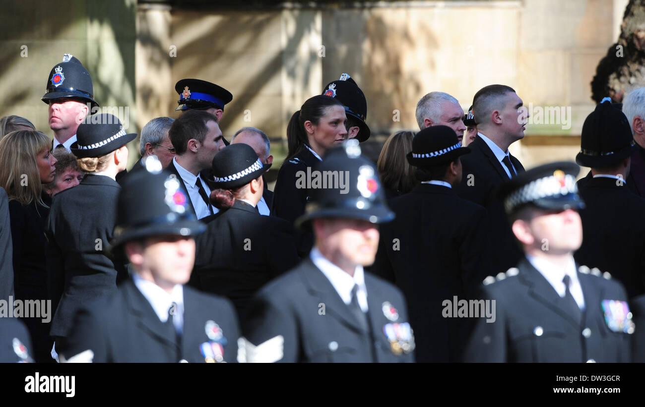 Atmosphere The funeral of PC Nicola Hughes, who was killed alongside ...