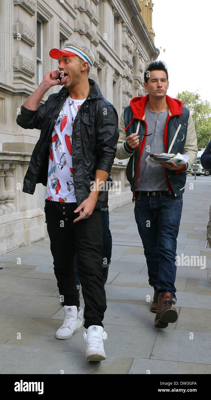 Luke White, Scott Ritchie of Times Red 'X Factor' finalists outside ...