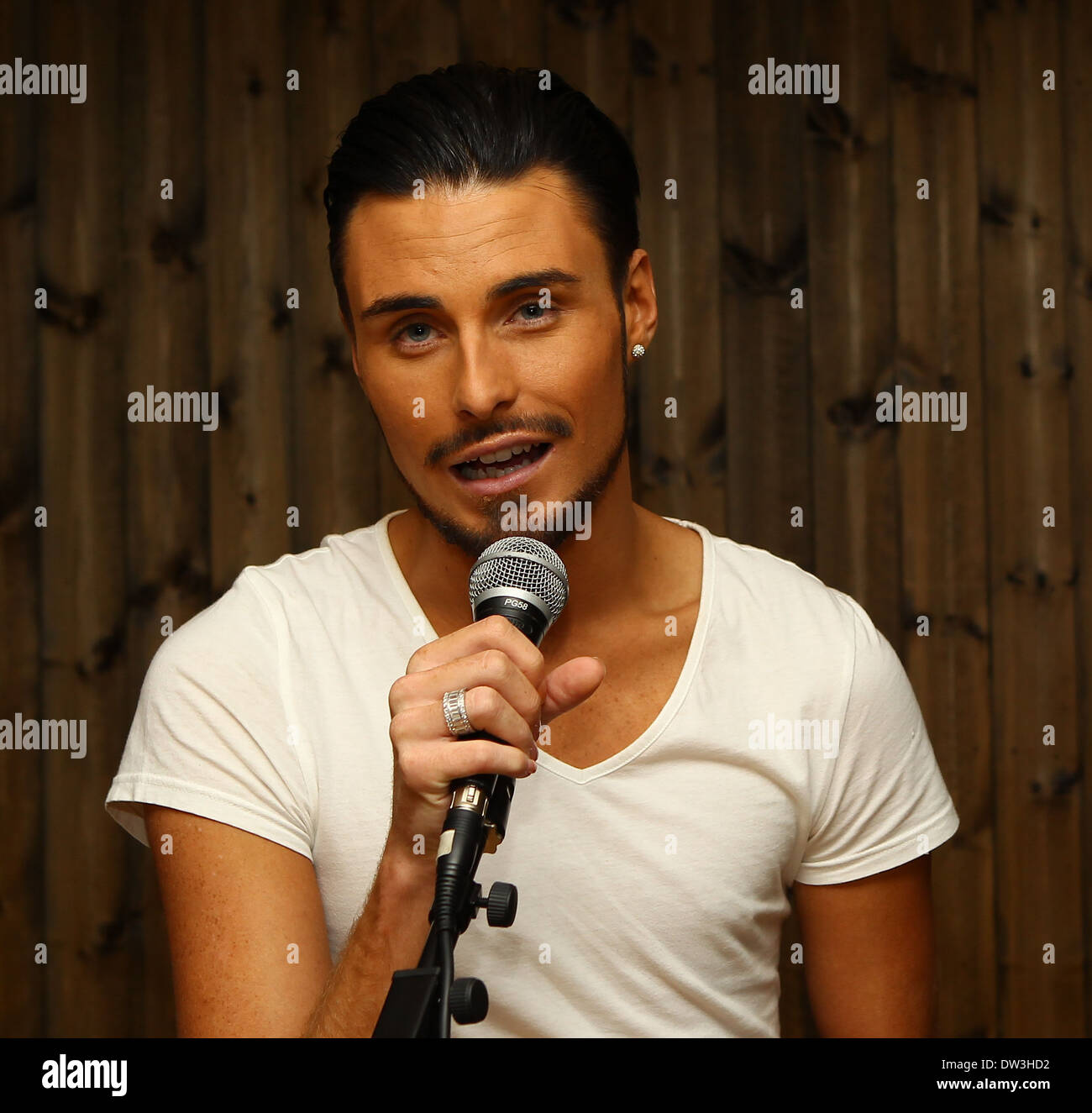 Rylan Clark 'X Factor' Wildcard Adam Burridge plays a small intimate ...