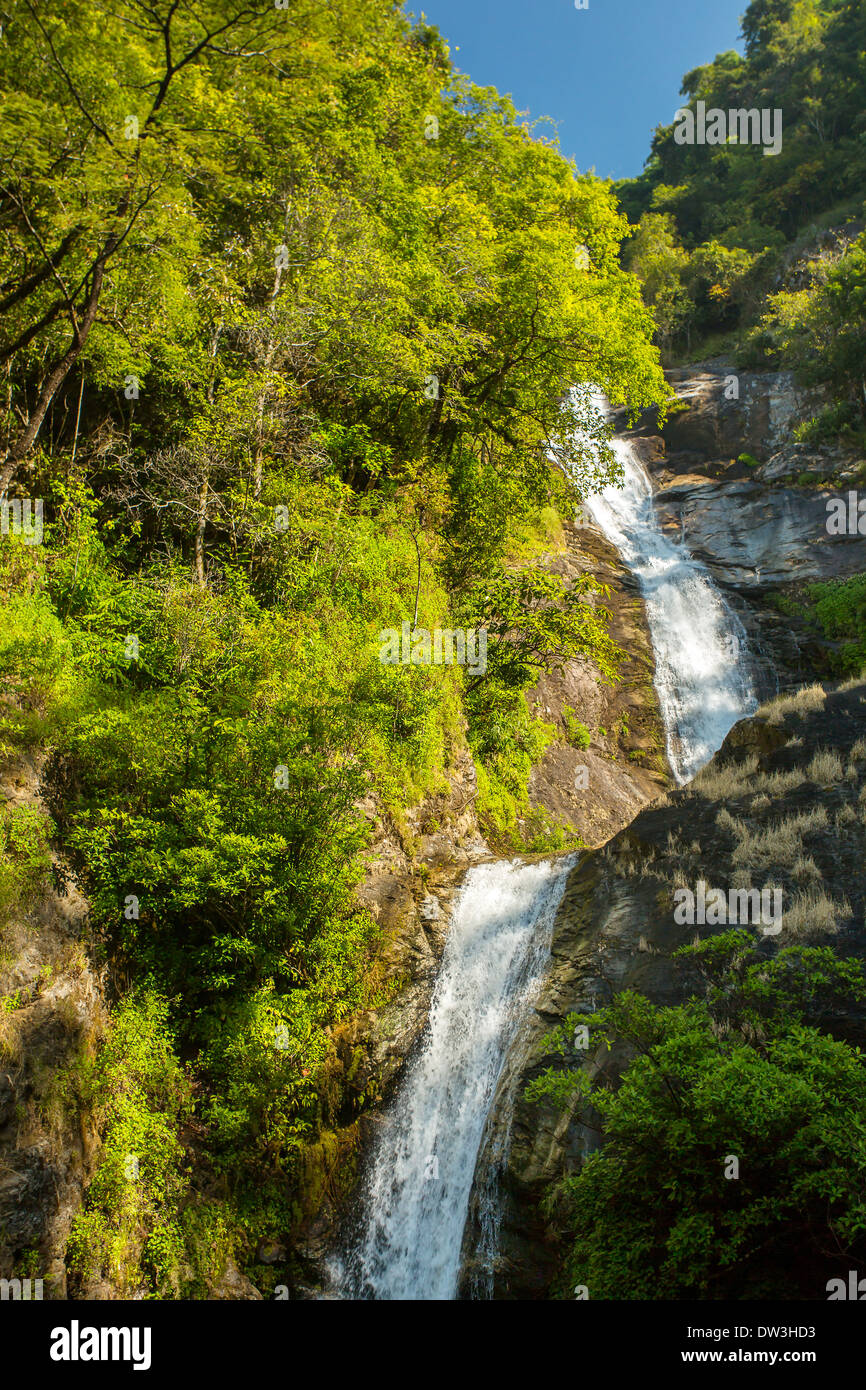 Mae Pan waterfall in Doi Inthanon National Park, Northern Thailand ...