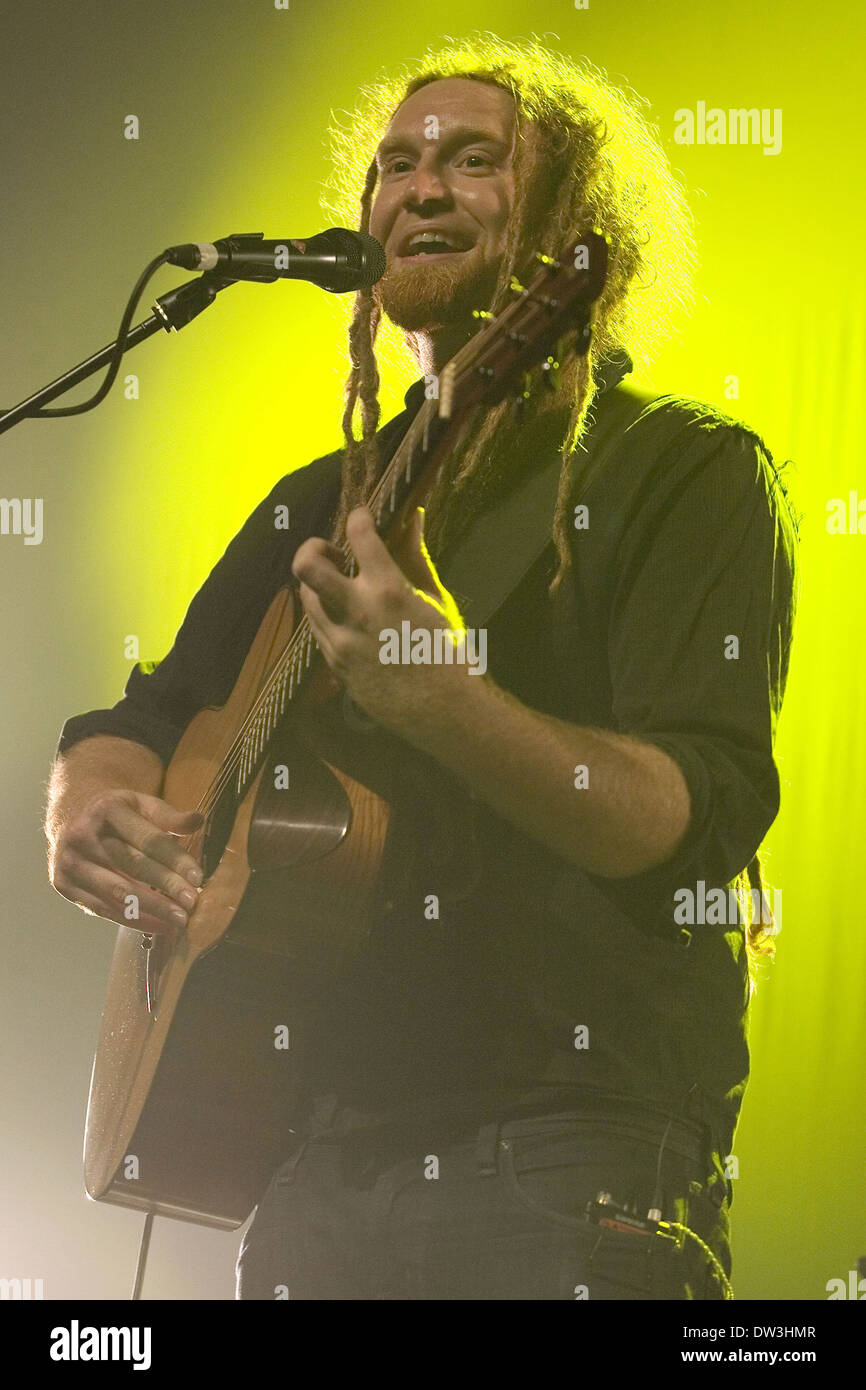 Newton Faulkner performing at the O2 ABC Featuring: Newton Faulkner ...