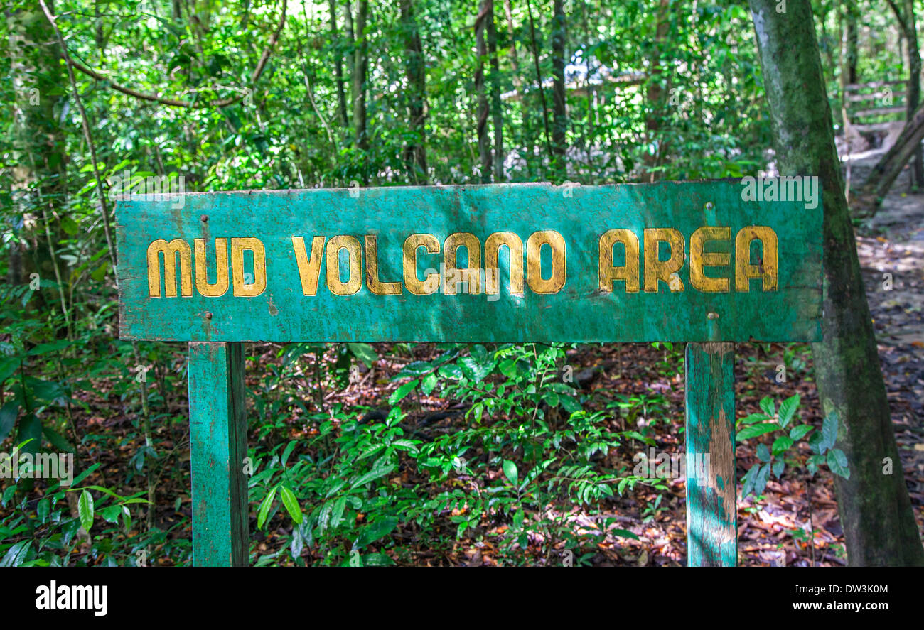 Mud Volcano on Tiga Island, Borneo, Malaysia Stock Photo - Alamy