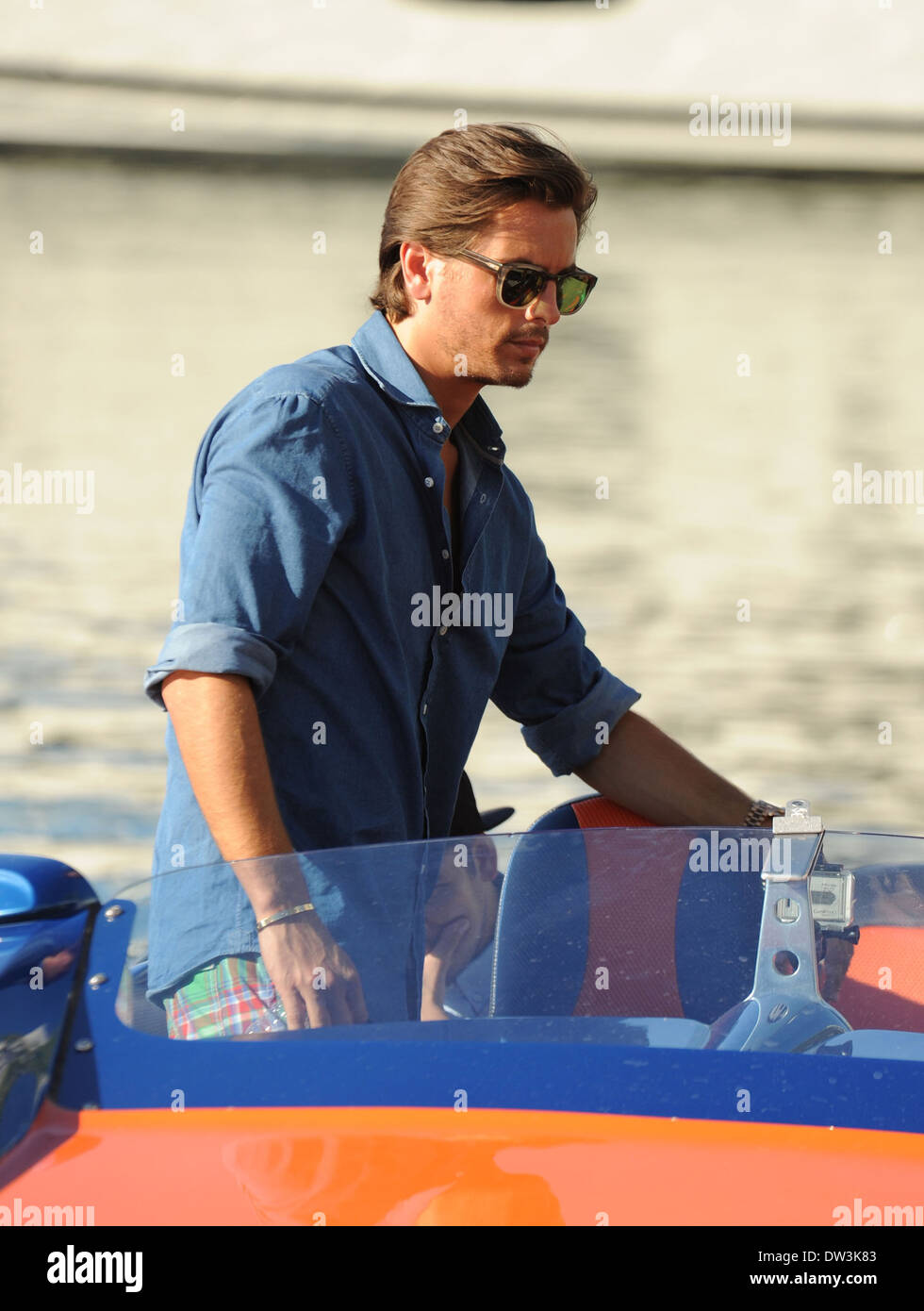 Scott Disick goes for a boat ride in Los Angeles Los Angeles ...