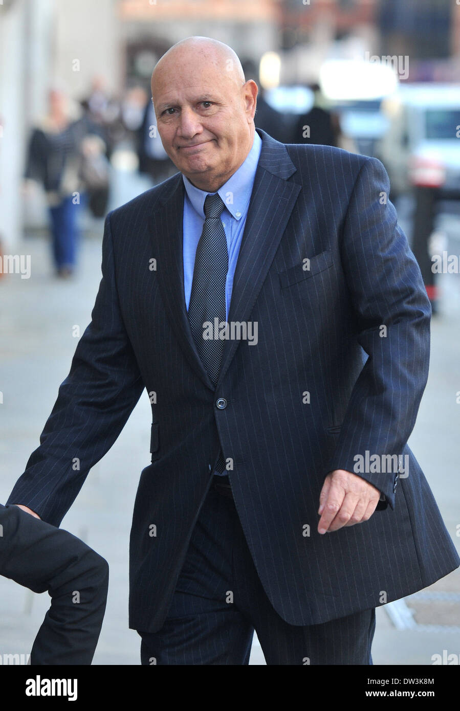 Eddie Shah arrives at the Old Bailey for a trial facing seven counts of ...