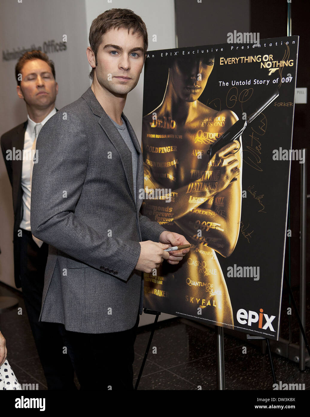 Chase Crawford Everything or Nothing:The Untold Story of 007 held at ...