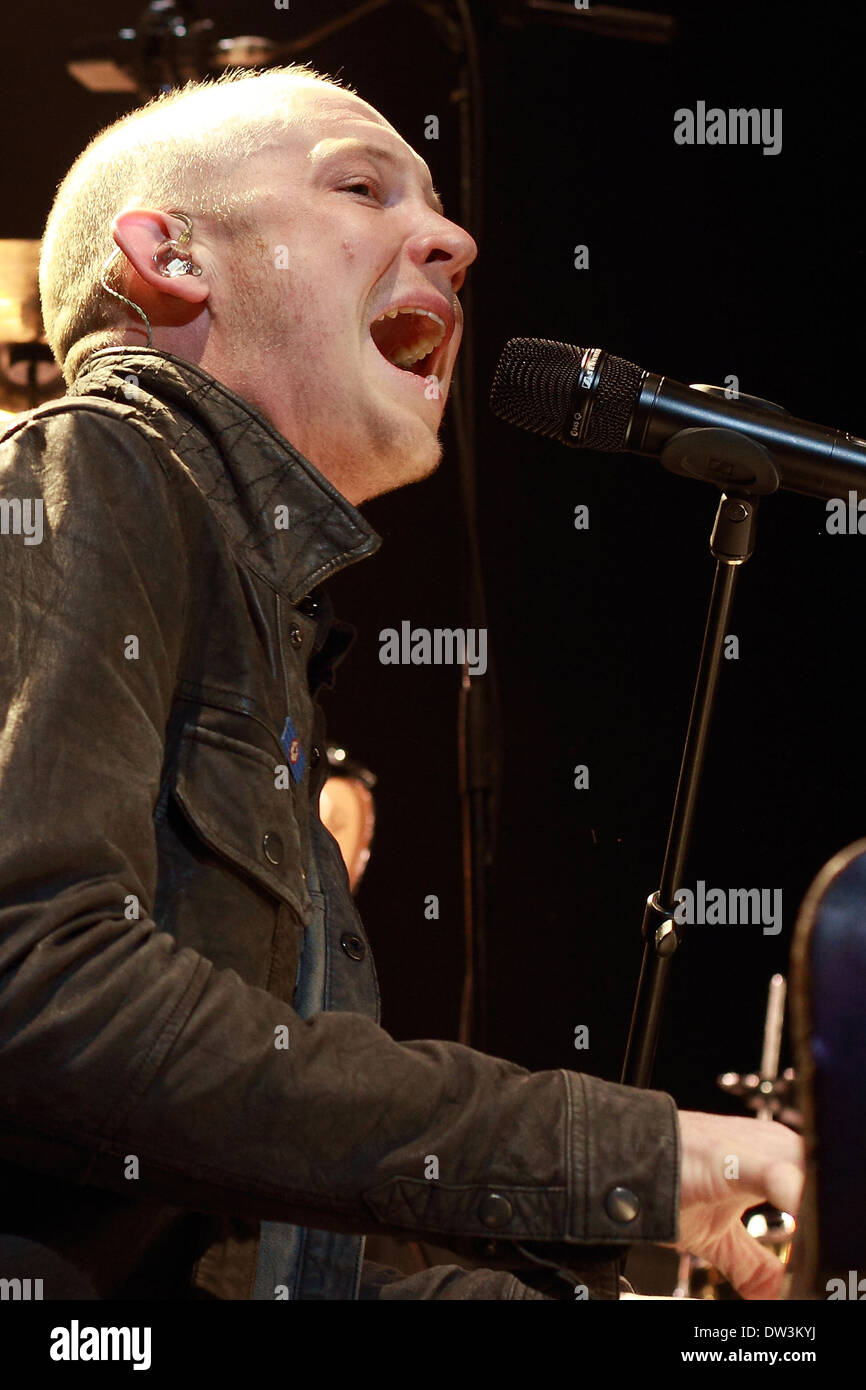Isaac Slade The Fray perform at Rod Laver Arena Melbourne, Australia ...