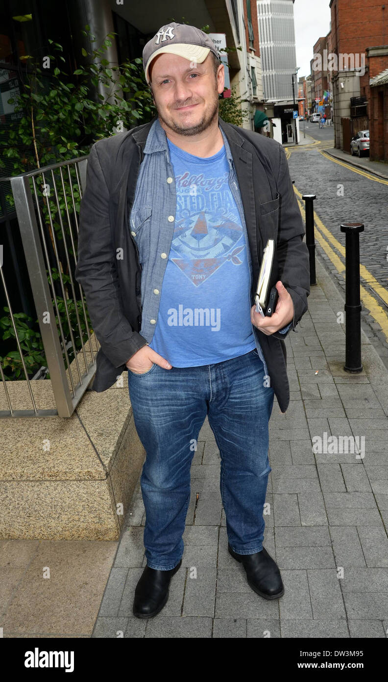Lenny Abrahamson at Newstalk's studios for the Tom Dunne show Featuring ...