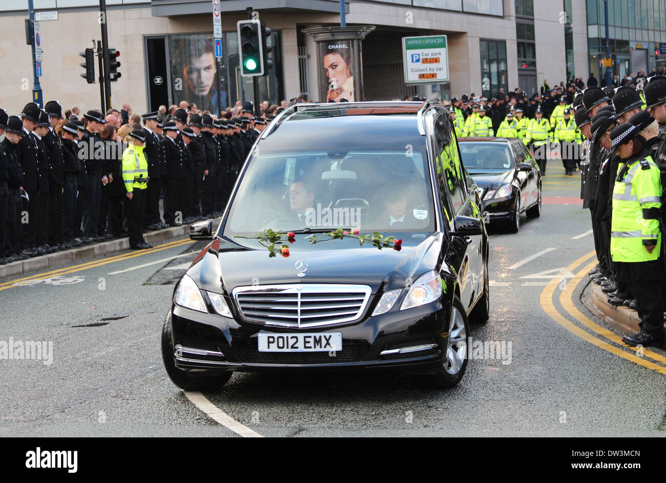 Atmosphere The funeral of PC Fiona Bone, who was killed alongside ...