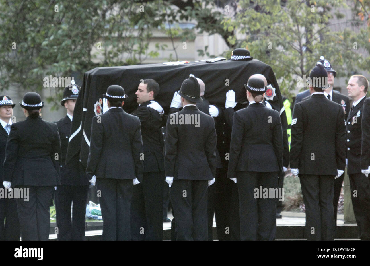 Atmosphere The funeral of PC Fiona Bone, who was killed alongside ...