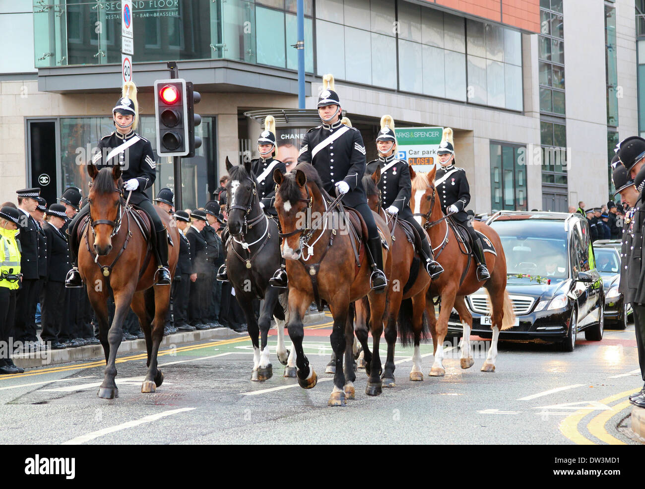 Atmosphere The funeral of PC Fiona Bone, who was killed alongside ...