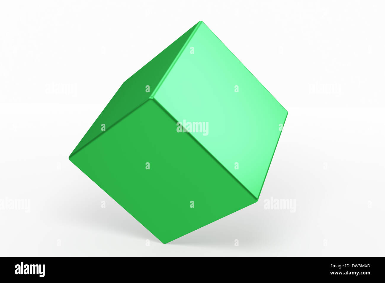 geometric shapes cube Isolated on white background Stock Photo - Alamy