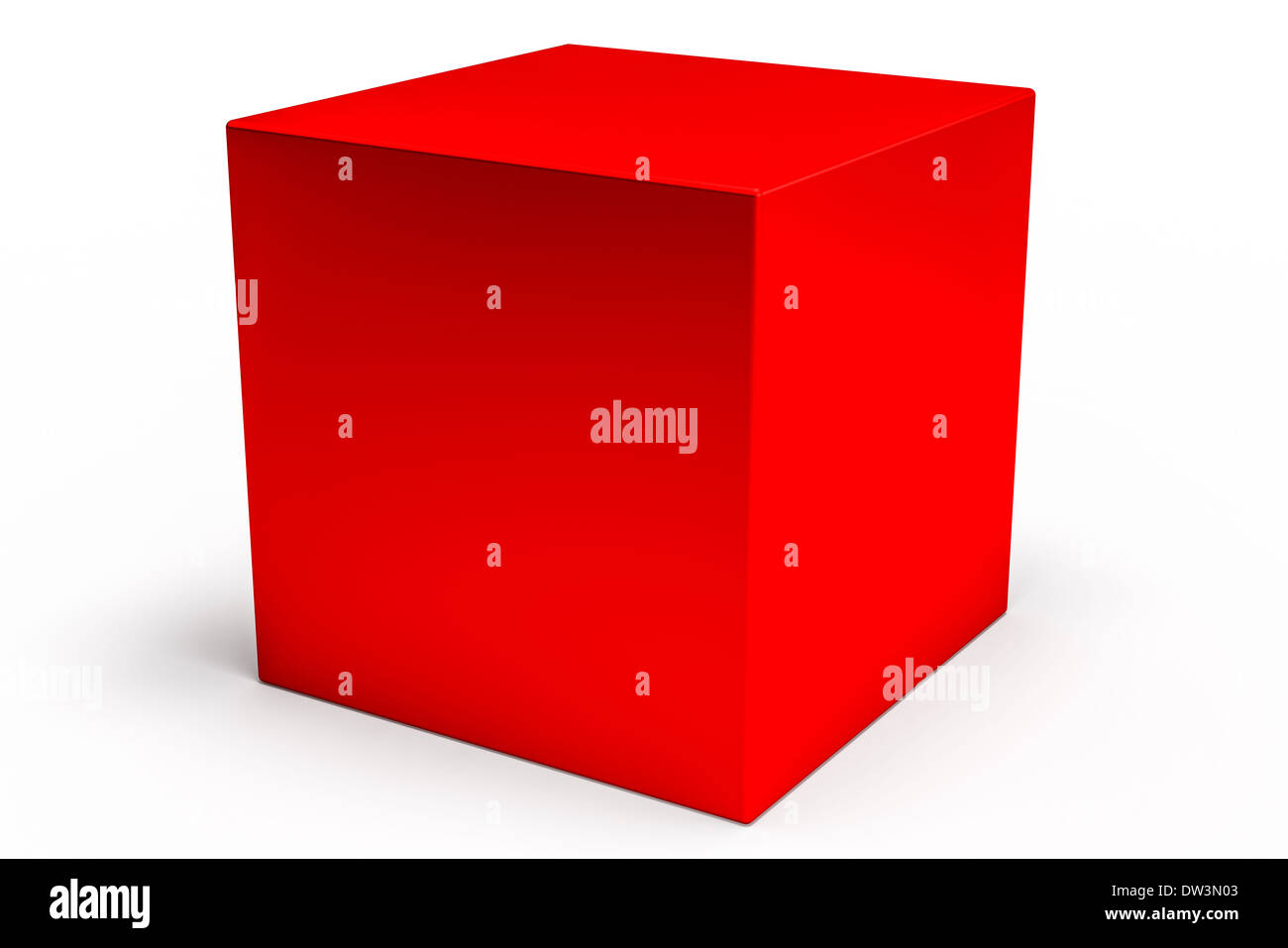 geometric shapes cube Isolated on white background Stock Photo - Alamy