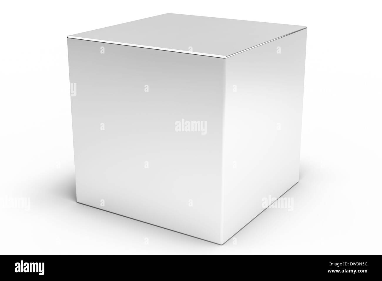 geometric shapes cube Isolated on white background Stock Photo - Alamy