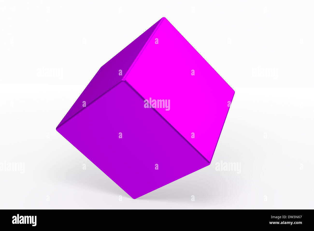 geometric shapes cube Isolated on white background Stock Photo - Alamy