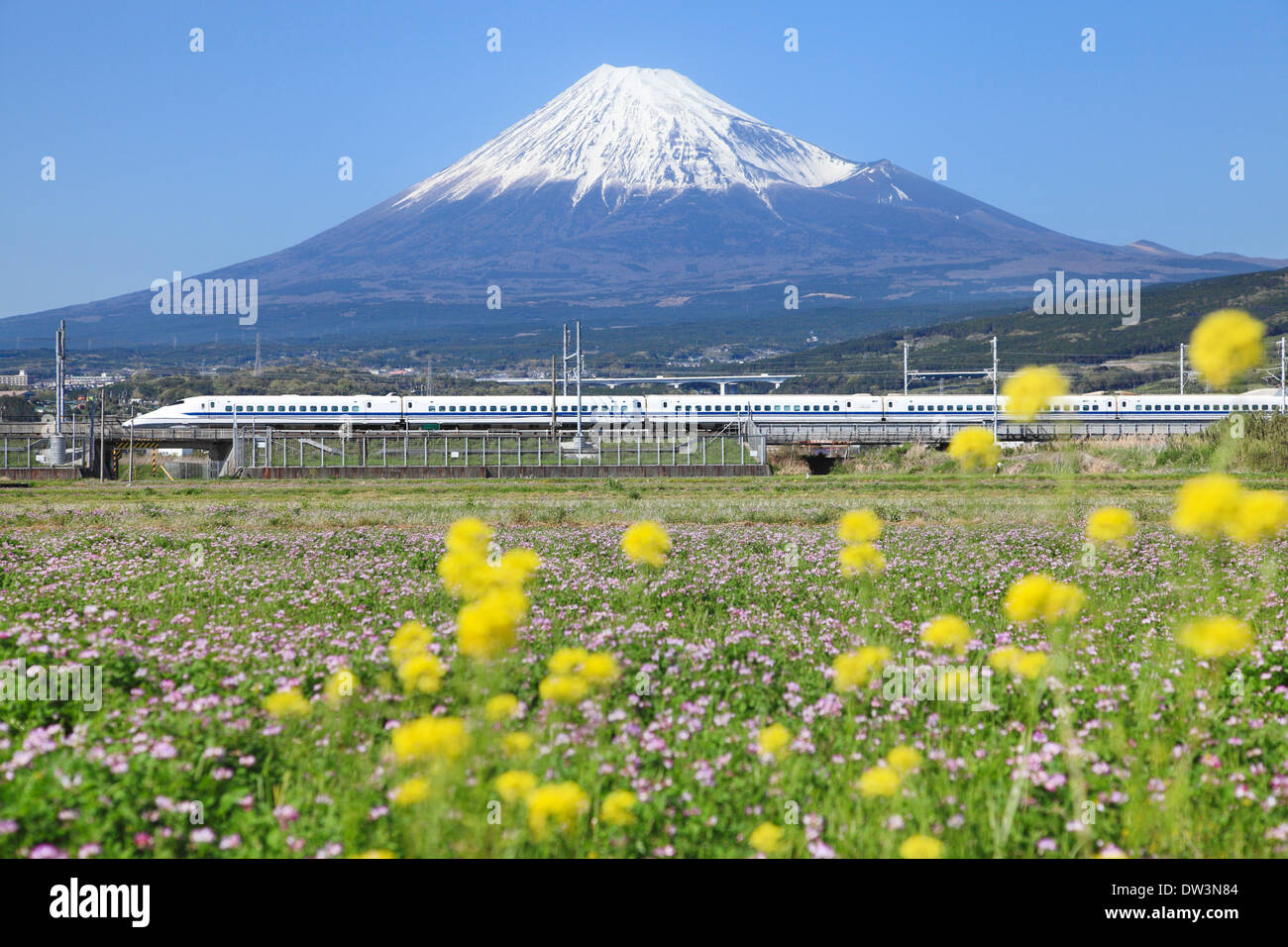View of Mount Fuji Stock Photo - Alamy