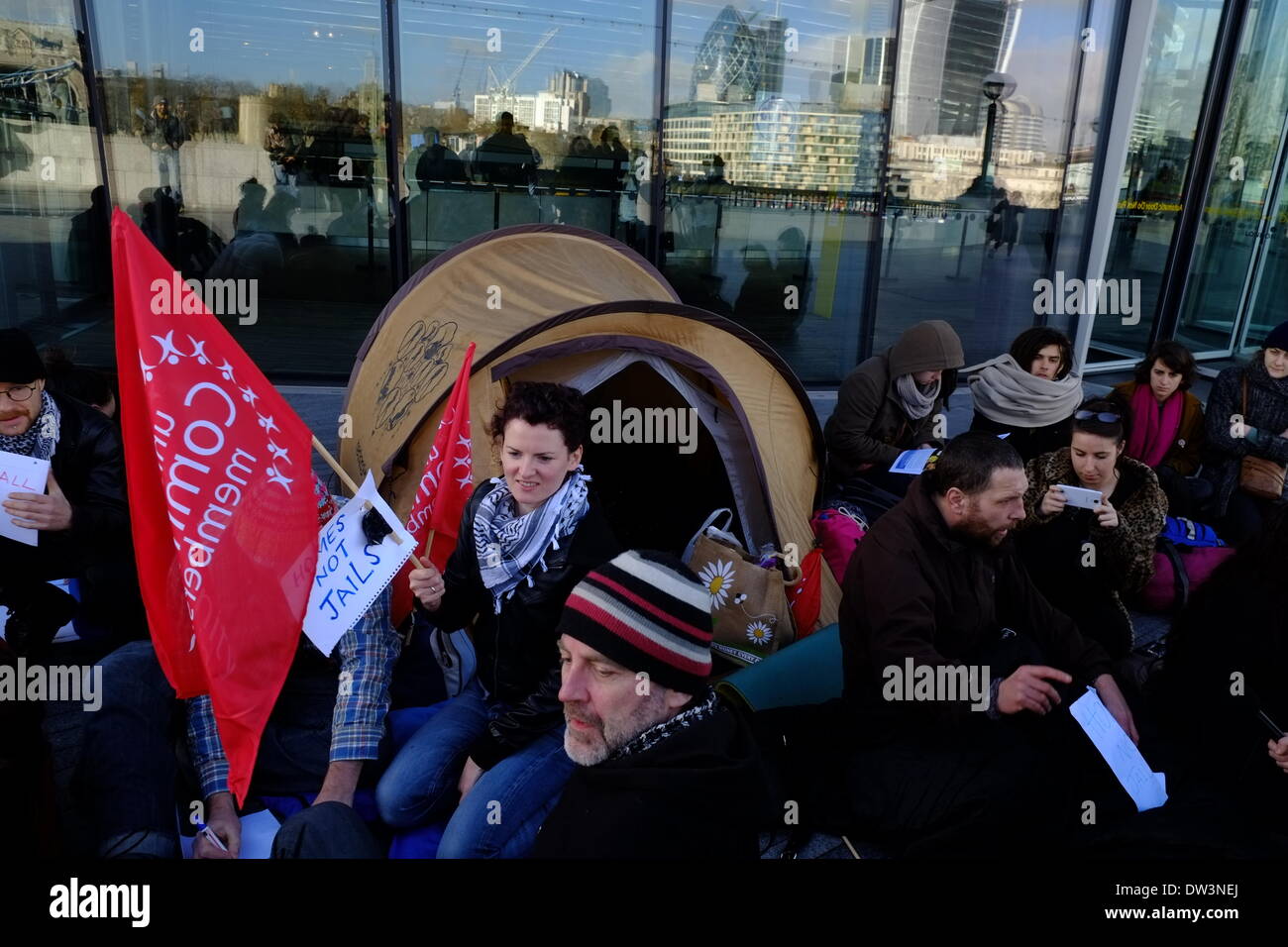 Homeless tent city london hi-res stock photography and images - Alamy
