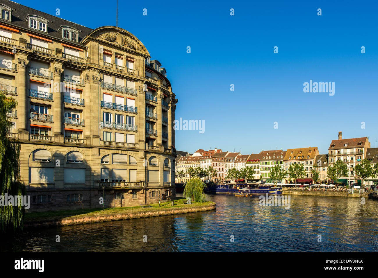 Esca condominium building and Quai des Pêcheurs fishermen quay ...