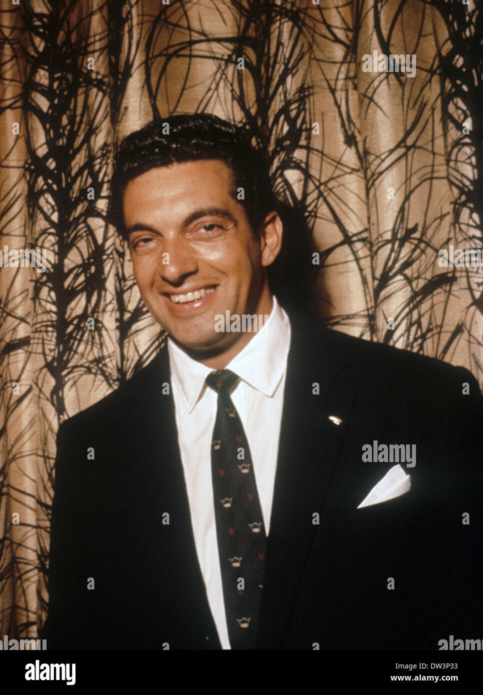 FRANKIE VAUGHAN (1928-1999) English pop singer about 1960 Stock Photo ...