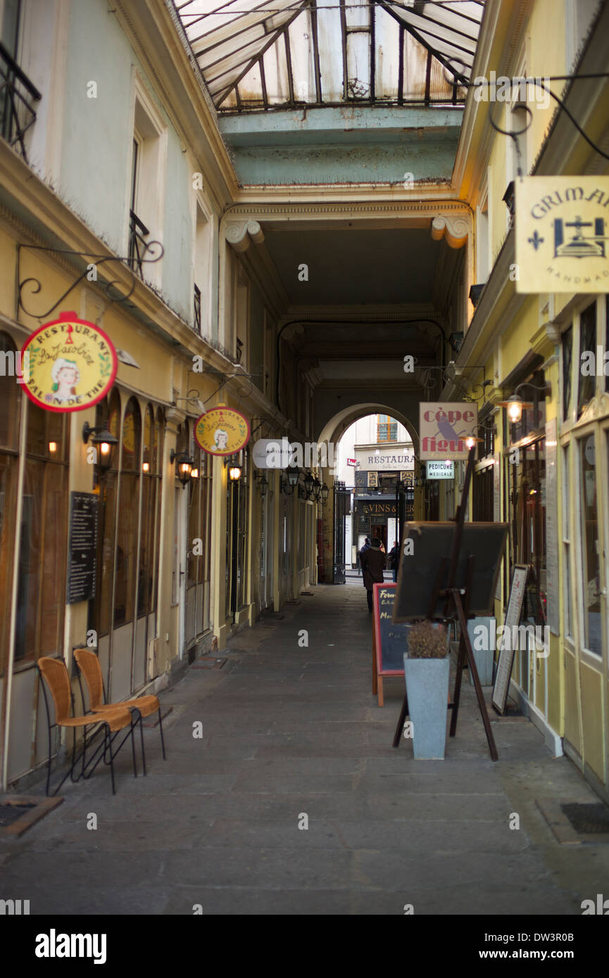 Arcade in Paris Stock Photo - Alamy