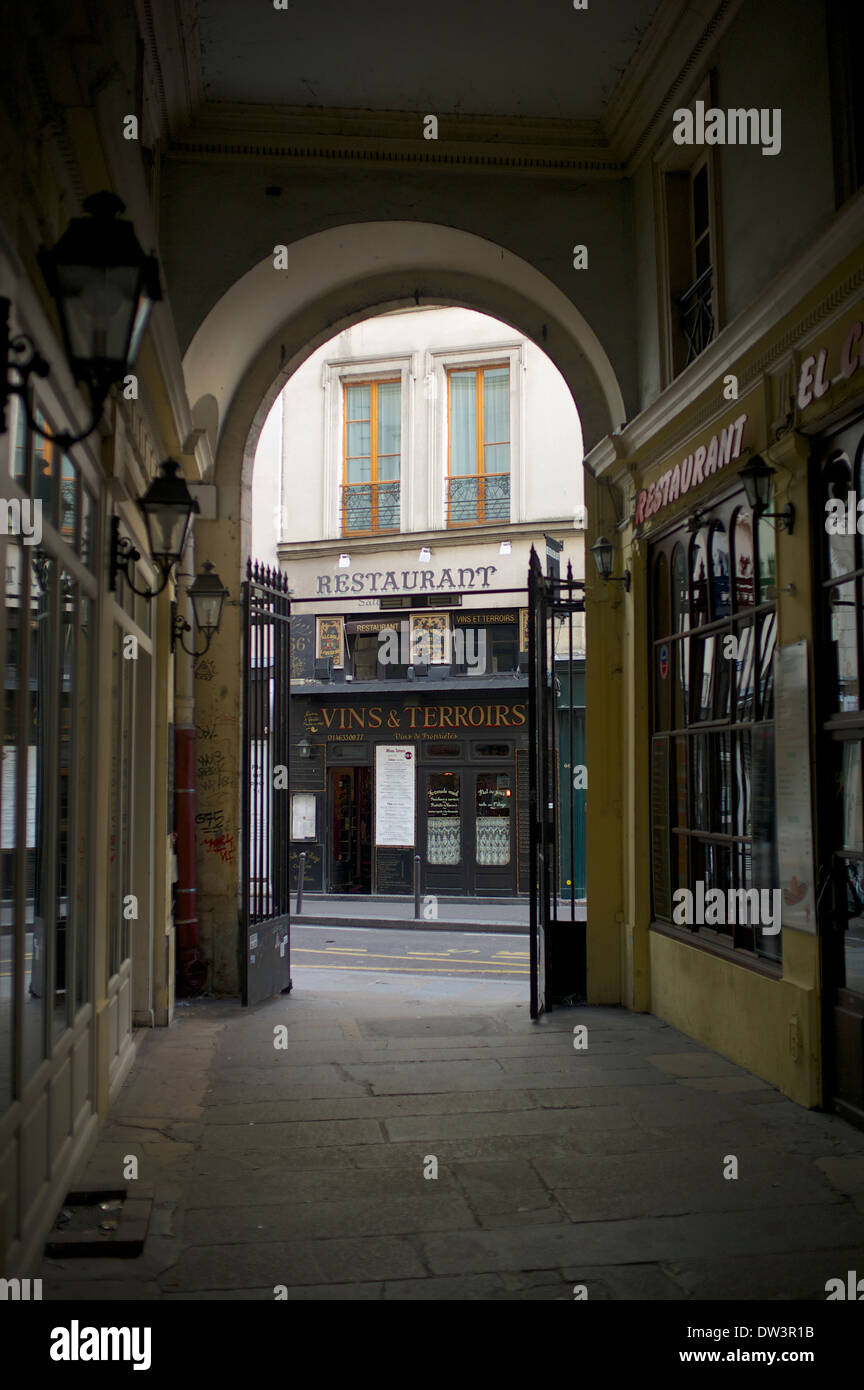 An old shopping arcade in Paris, France Stock Photo - Alamy