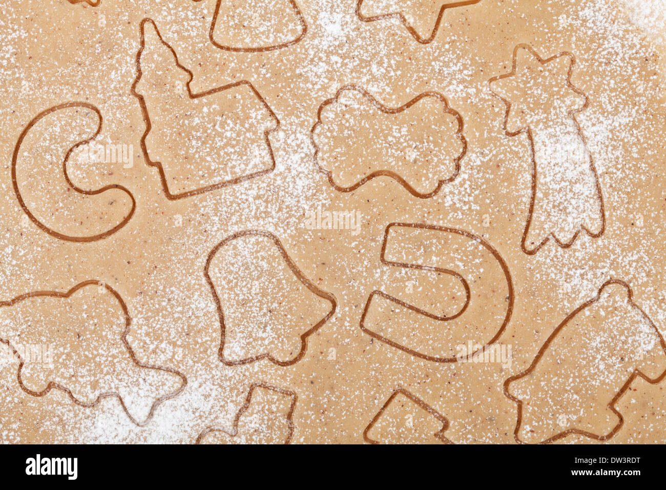 Seamless texture christmas gingerbread cookies hi-res stock photography ...