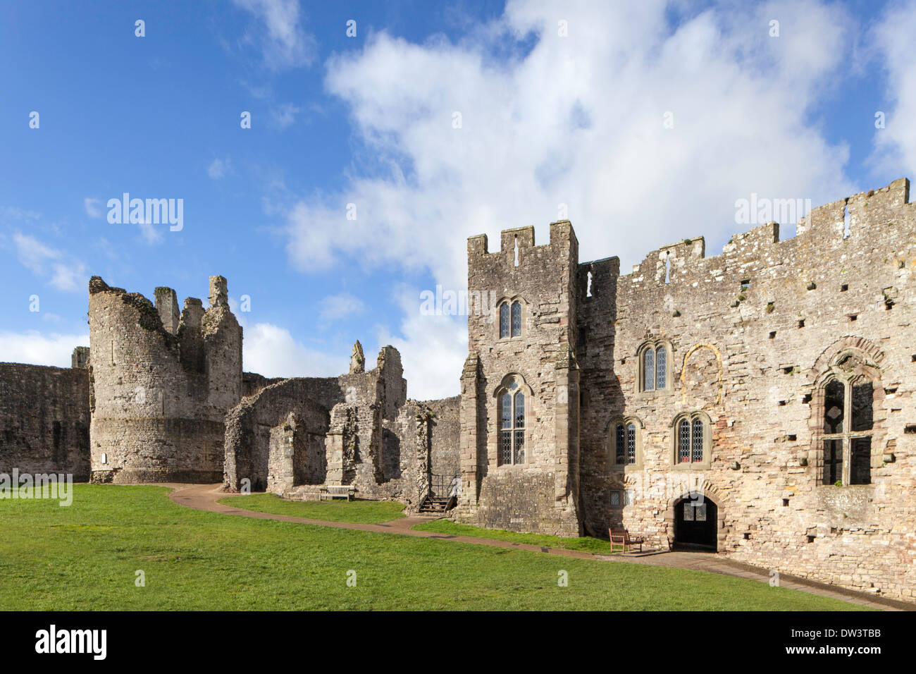 Chepstow Castle, Chepstow, Monmouthshire, Wales, UK Stock Photo - Alamy