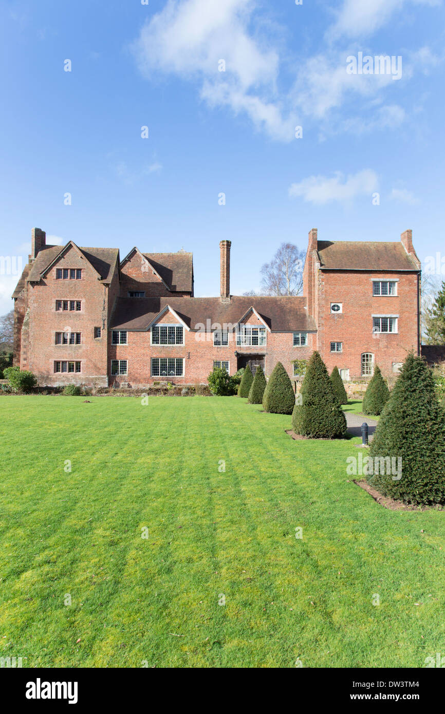 Harvington Hall a moated medieval and Elizabethan manor-house ...
