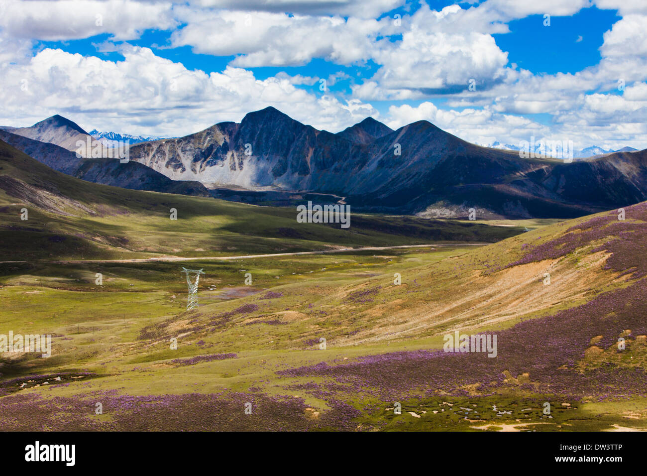 Mountains in Tibet, China Stock Photo - Alamy